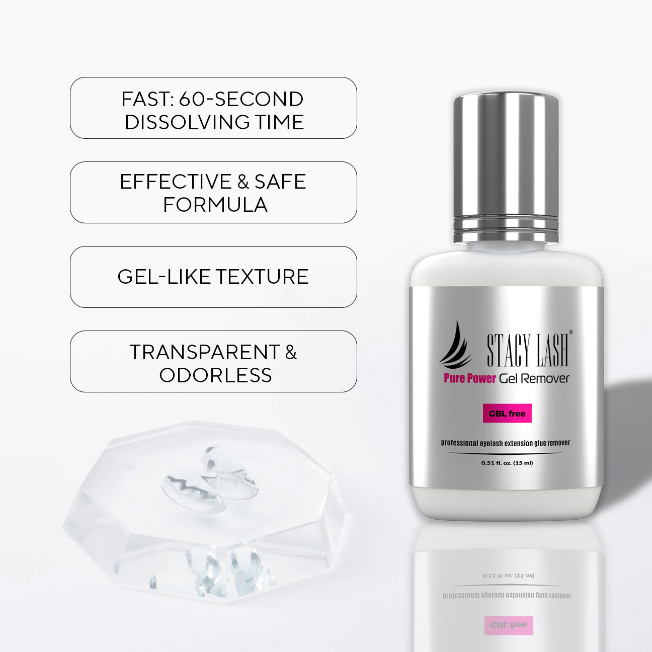 Lash Lift Glue LONRIS Eyelash Extension Glue Remover Gel - Dissolves ...